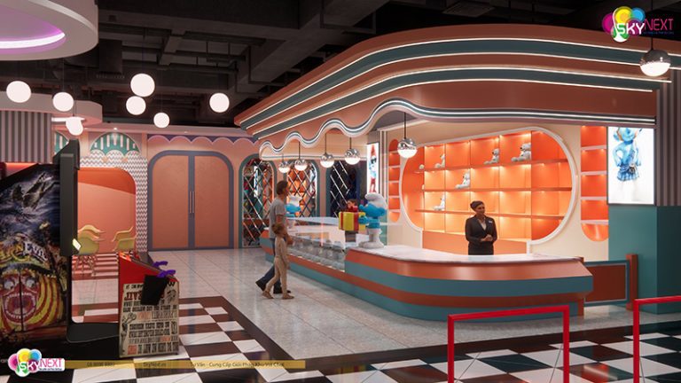Thiết Kế Thi Công Game Center Trong Trung Tâm Thương Mại