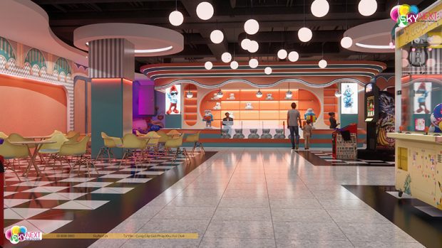 Thiết Kế Thi Công Game Center Trong Trung Tâm Thương Mại