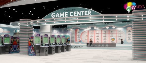 Thi Công Khu Game Center Cao Cấp Trong Tòa Nhà Thương Mại