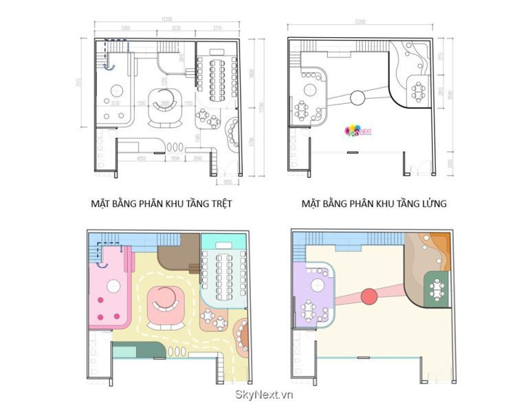 Mô Hình KidZone Kết Hợp Quán Cafe Cao Cấp Kohi Kafei